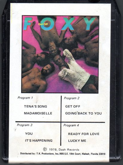 Foxy - Get Off 8-track tape