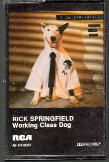 Rick Springfield - Working Class Dog Cassette Tape
