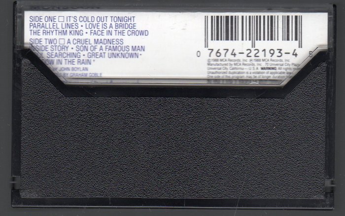 Little River Band - Monsoon Cassette Tape