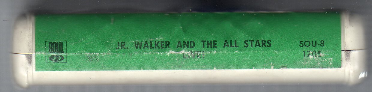 Junior Walker And The All-Stars - LIVE ! 1967 Motown 8-track tape