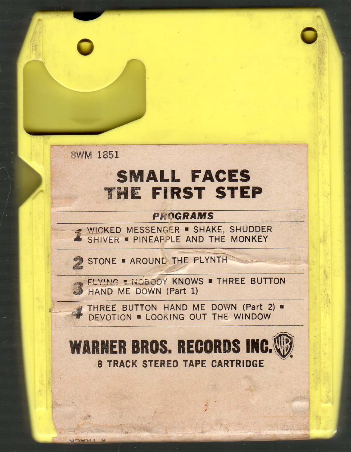 Small Faces - The First Step 1970 Faces Debut Album 8-track tape