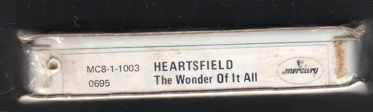 Heartsfield - The Wonder Of It All MERCURY Sealed 8-track tape
