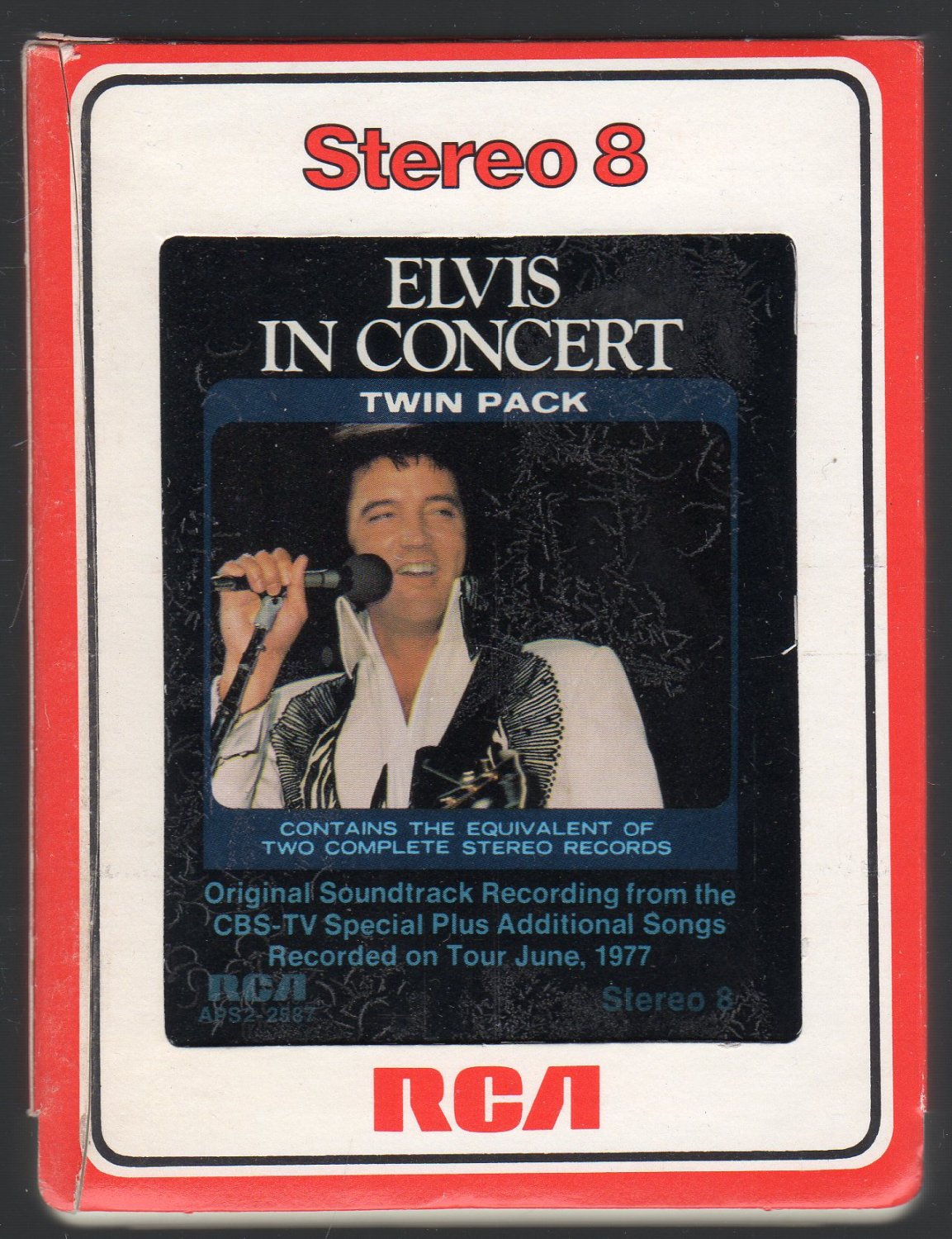 Elvis Presley - Elvis In Concert 1977 RCA 8-track tape