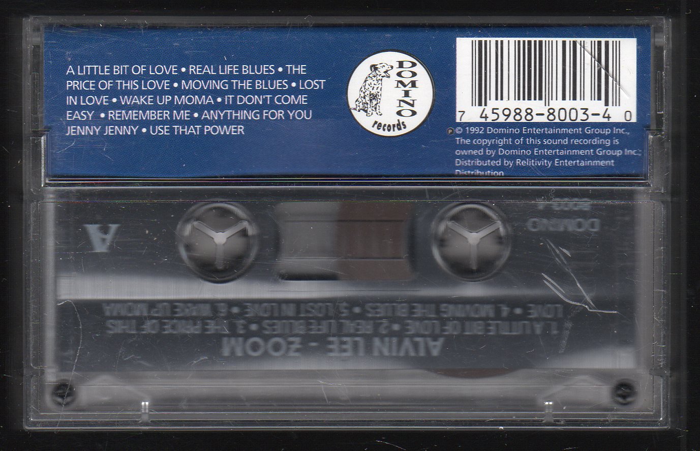 Alvin Lee - Zoom Cassette Tape