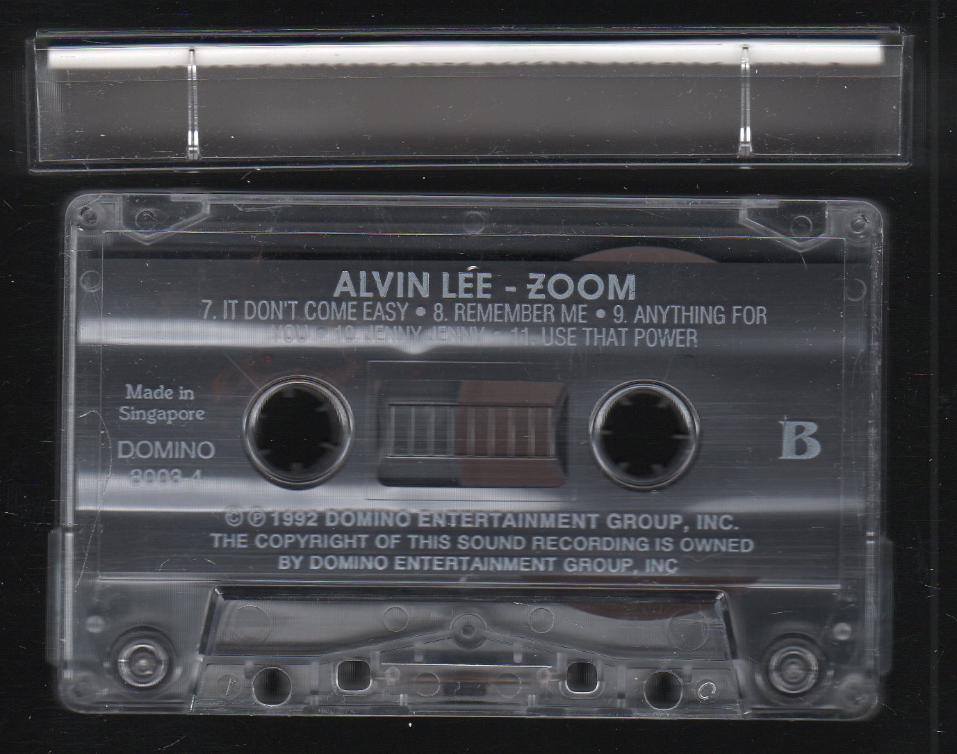 Alvin Lee - Zoom Cassette Tape