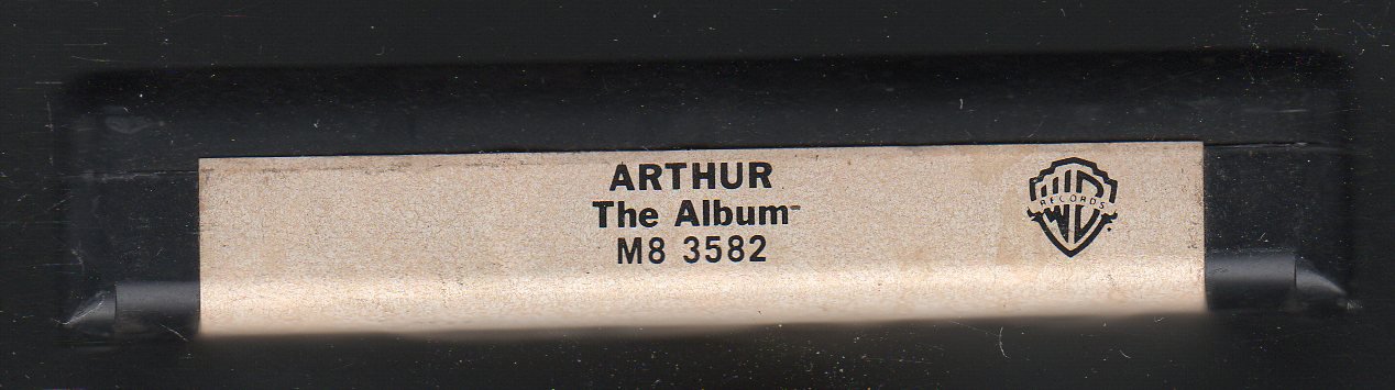 Arthur The Album - Original Motion Picture Soundtrack 1981 CRC 8-track tape