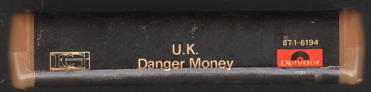 U.K. - Danger Money 1979 POLYDOR 8-track tape