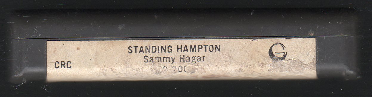 Sammy Hagar - Standing Hampton 1981 CRC 8-track tape