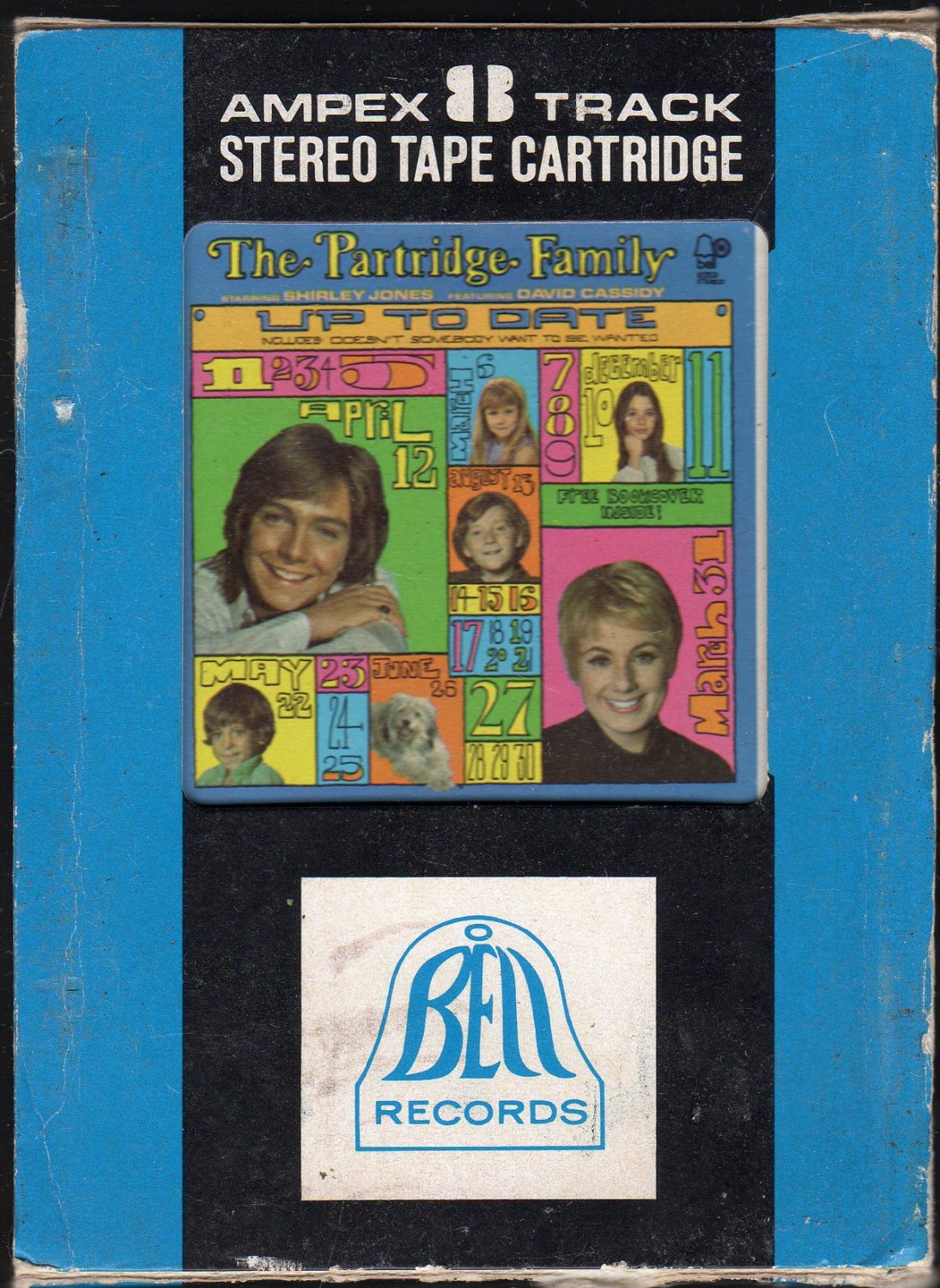 The Partridge Family - Up To Date 1971 BELL 8-track tape