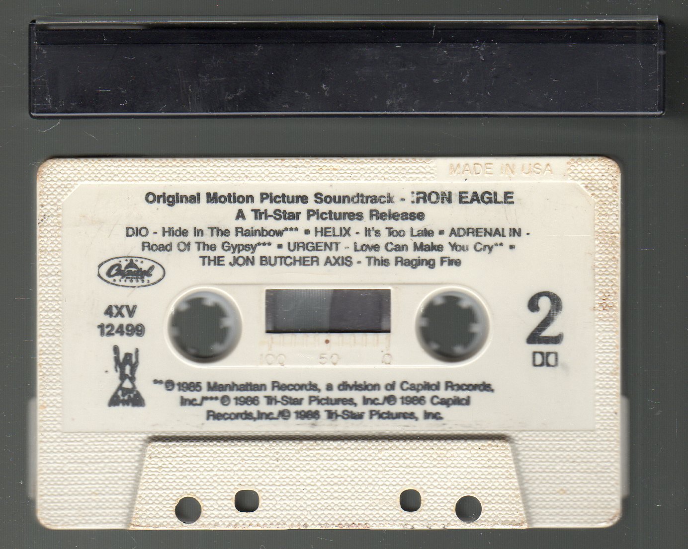 Iron Eagle - Motion Picture Soundtrack C3 Cassette Tape