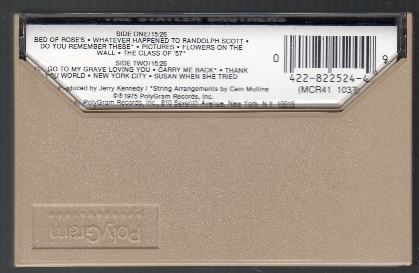 The Statler Brothers - The Best Of C3 Cassette Tape