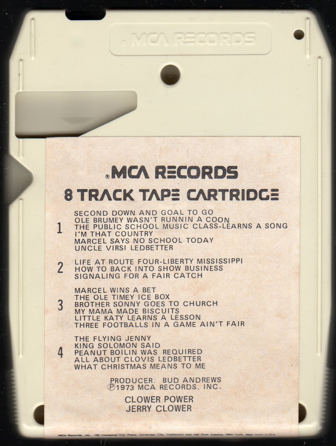 Jerry Clower - Clower Power 1973 MCA T3 8-track tape