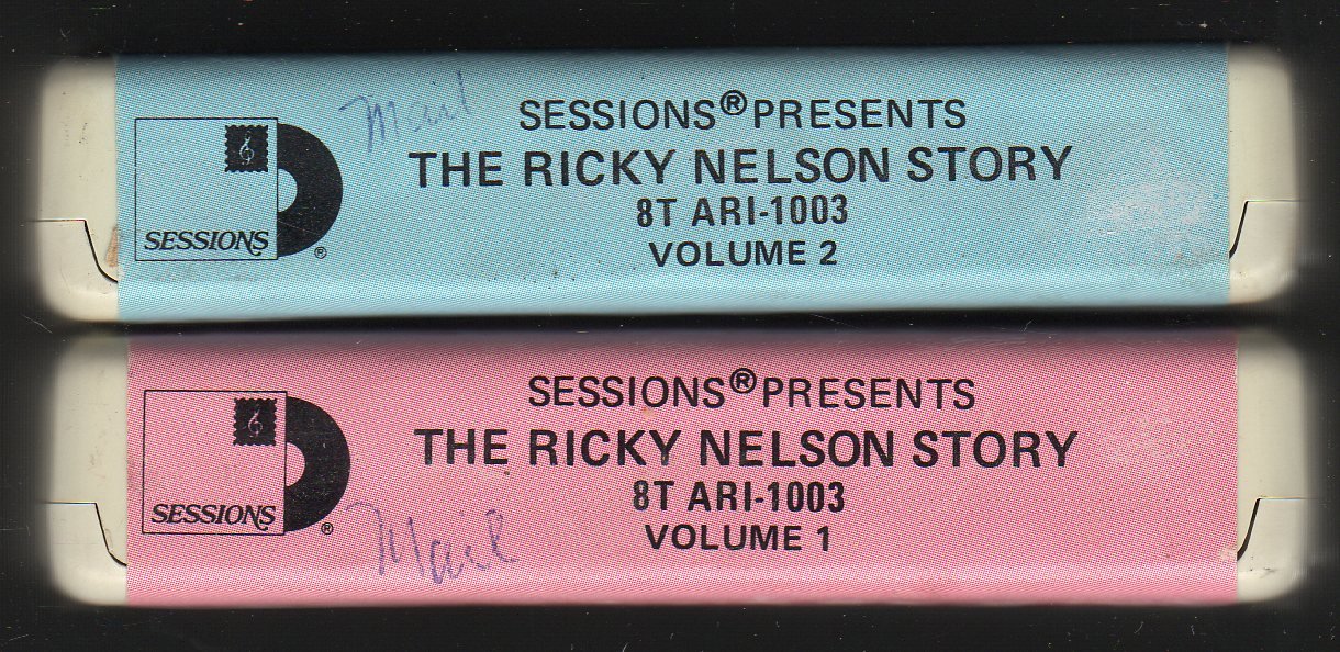 Ricky Nelson - The Ricky Nelson Story Vol 1 & 2 1976 SESSIONS A5 8 ...
