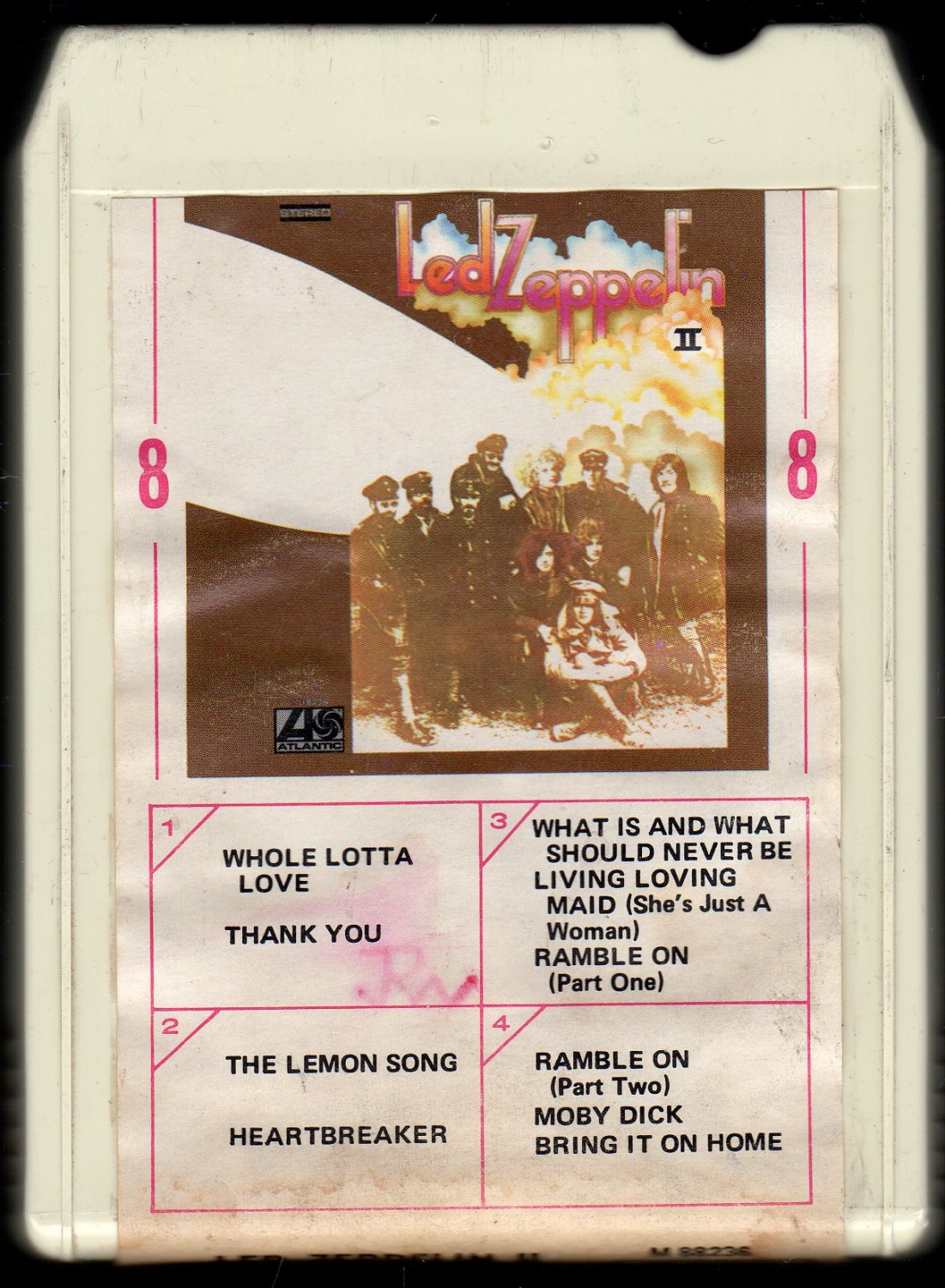 Led Zeppelin - Led Zeppelin II 1969 AMPEX SOLD 8-track tape