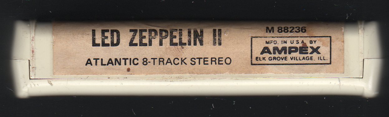 Led Zeppelin - Led Zeppelin II 1969 AMPEX SOLD 8-track tape