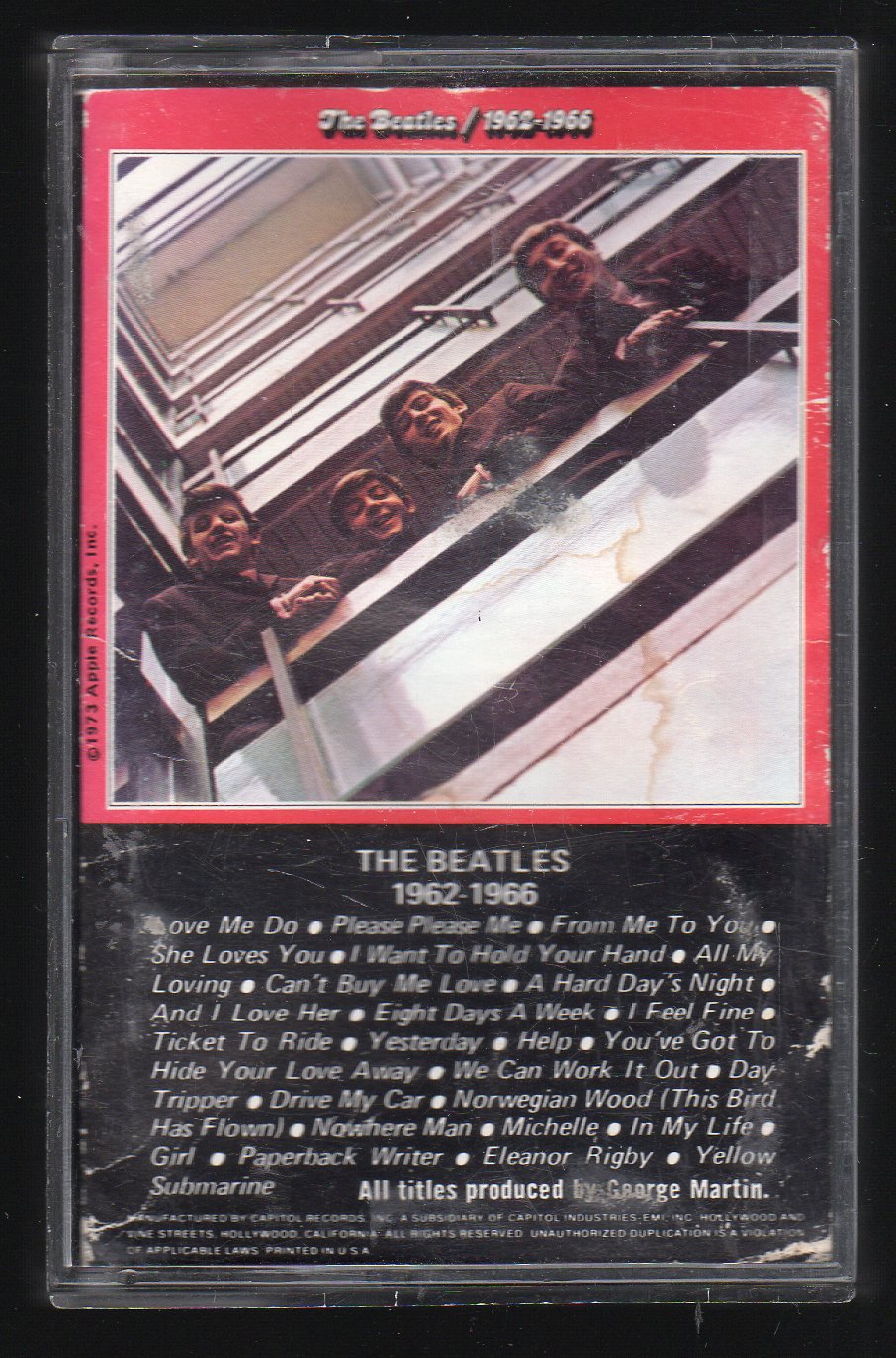 The Beatles - The Beatles 1962-1966 Double Album C10 Cassette Tape