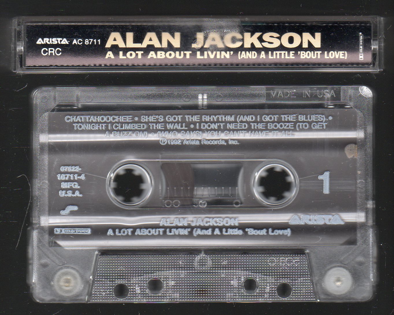 Alan Jackson - A Lot About Livin' And A Little 'Bout Love 1992 ARISTA ...