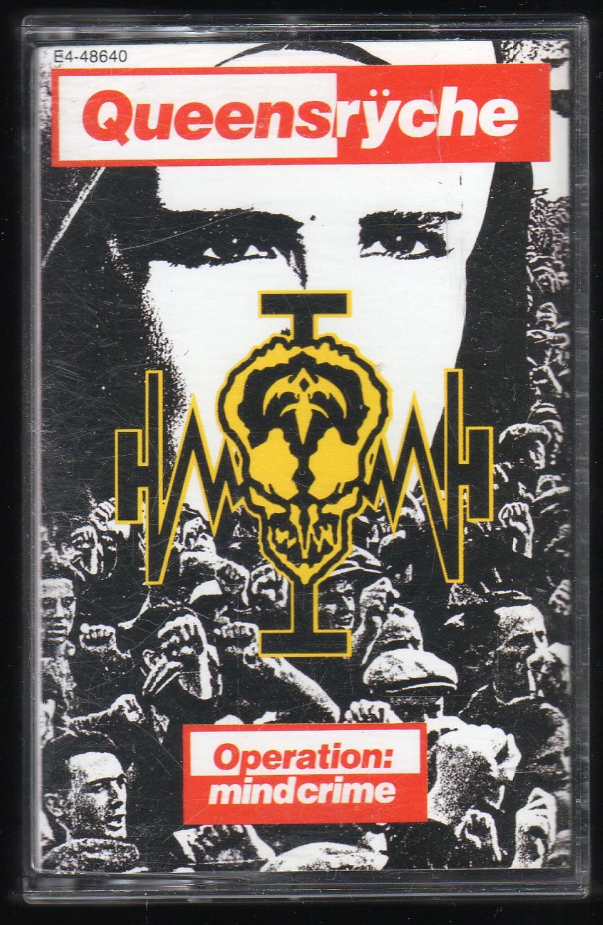 Queensryche - Operation Mindcrime 1988 EMI C12 Cassette Tape