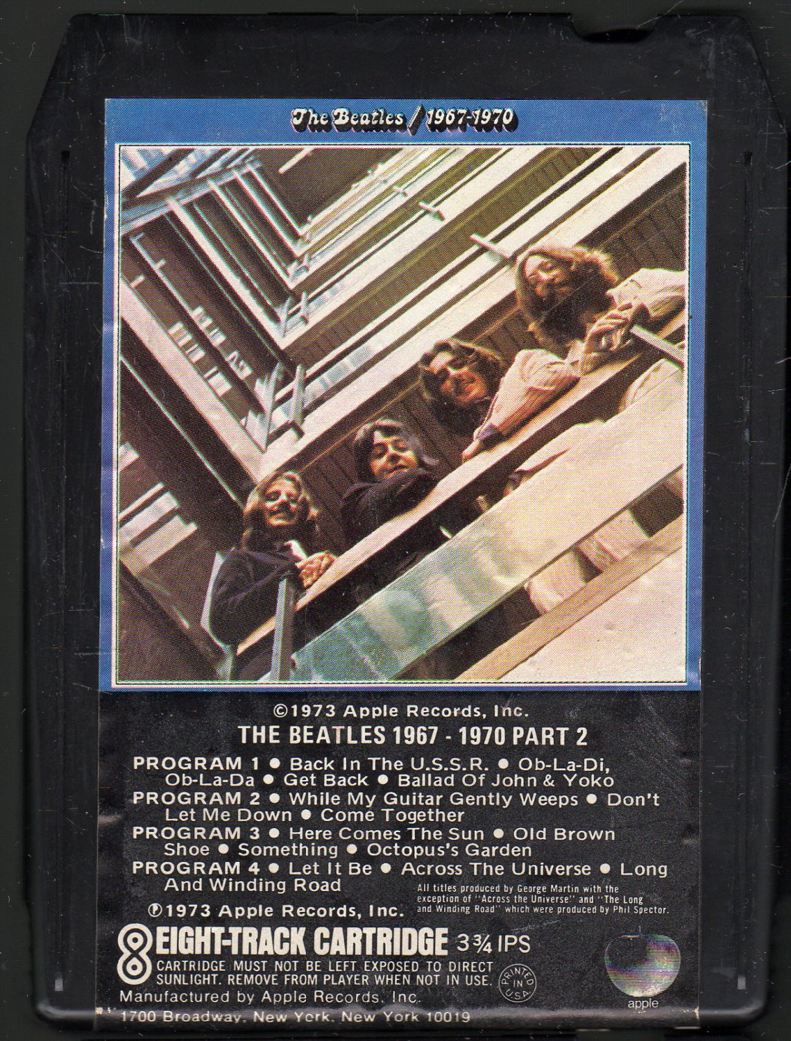 The Beatles - 1962-1966 & 1967-1970 Parts 1 & 2 1973 CAPITOL APPLE A13 ...