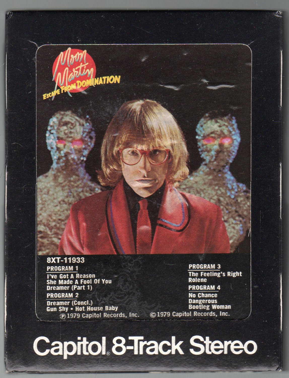 Moon Martin - Escape From Domination 1979 CAPITOL A52 8-track tape