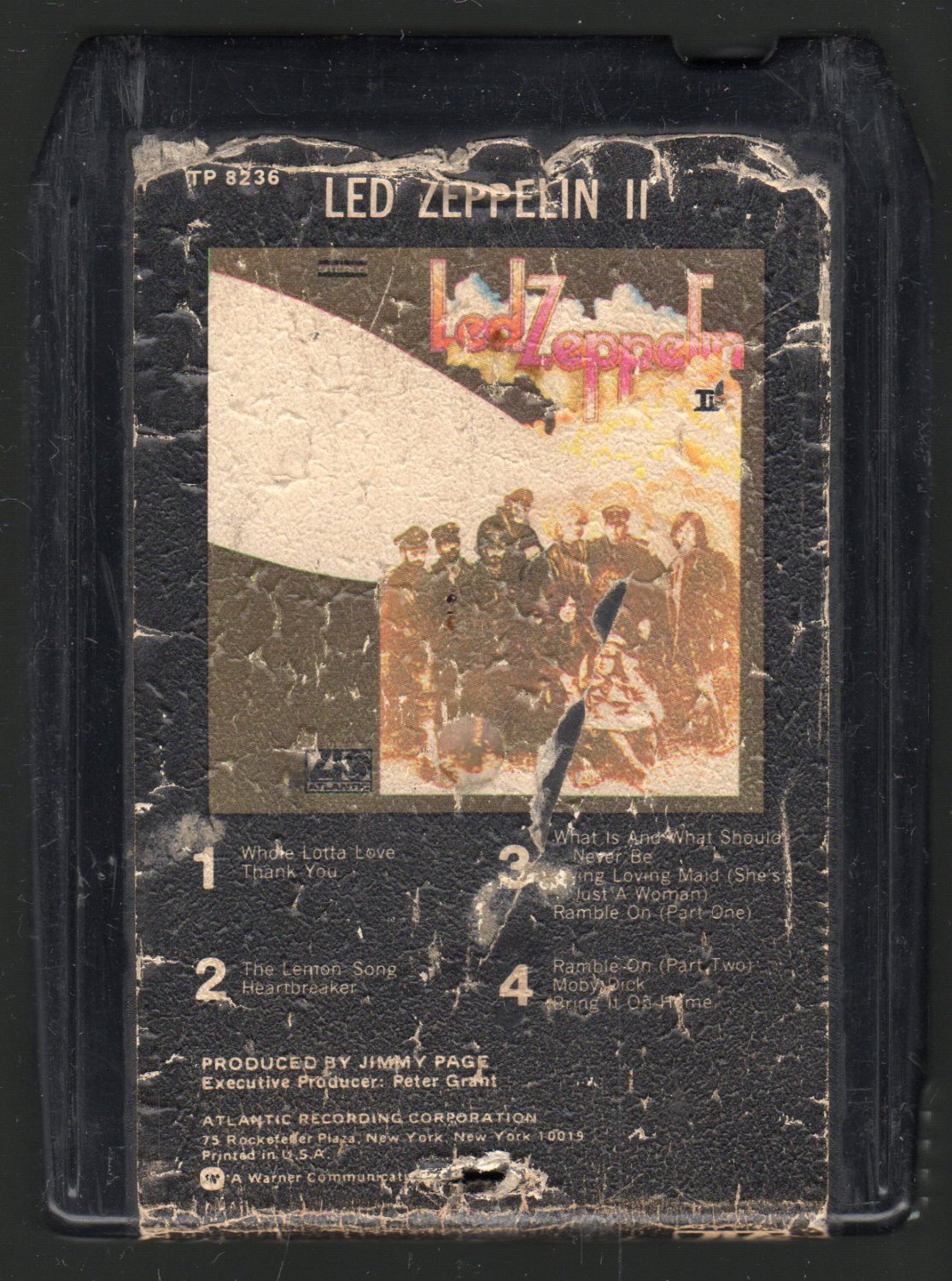 Led Zeppelin - Led Zeppelin II 1969 ATLANTIC A18E 8-TRACK TAPE