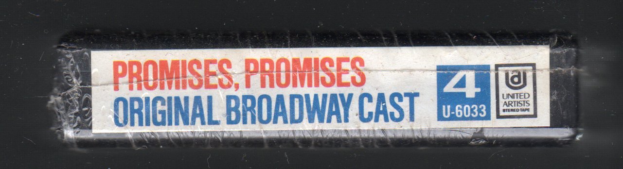 Promises, Promises - Original Broadway Cast 1968 UA Sealed A19A 4-TRACK ...