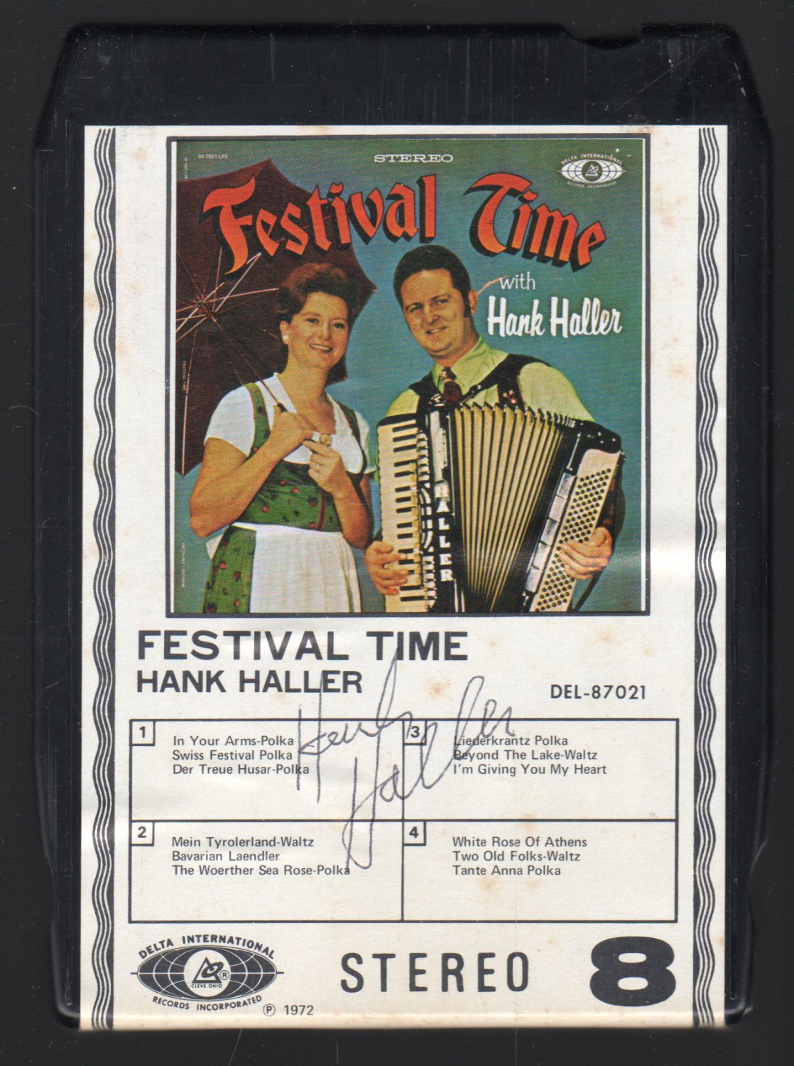 Hank Haller - Festival Time 1972 DELTA A36 8-TRACK TAPE
