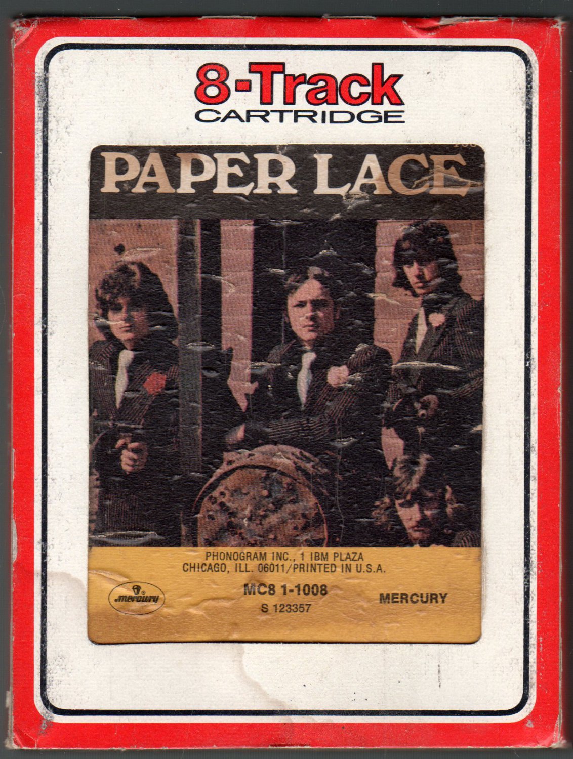 Paper Lace - Paper Lace 1974 RCA MERCURY A41 8-track tape
