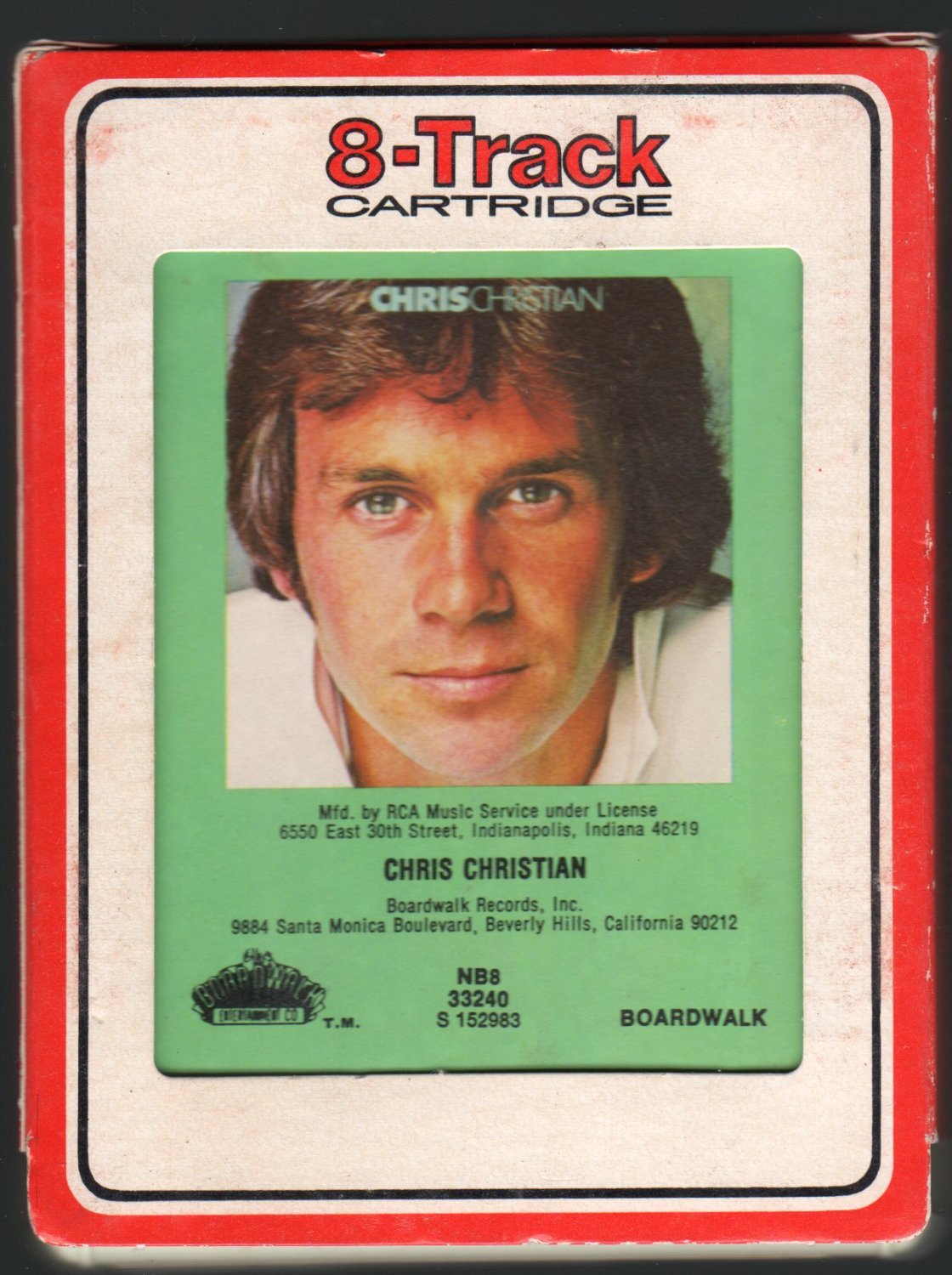 Chris Christian - Chris Christian 1981 RCA BOARWALK A14 8-TRACK TAPE