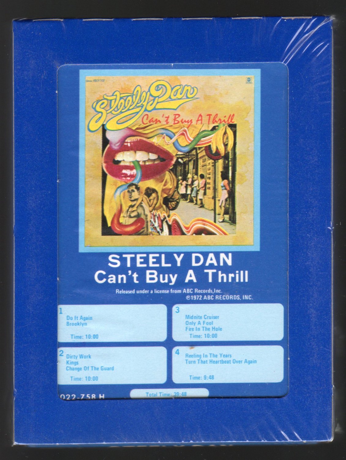 Steely Dan - Can't Buy A Thrill 1972 Debut GRT Sealed A14 8-TRACK TAPE