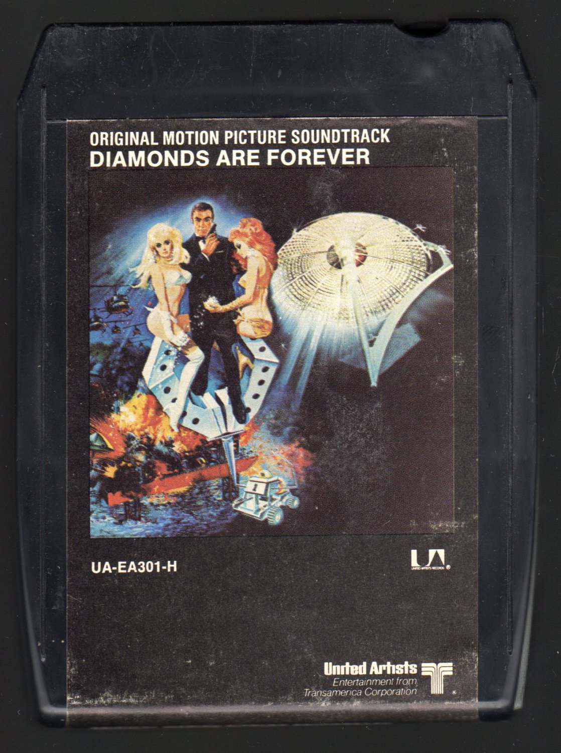 James Bond Diamonds Are Forever - Original Soundtrack 1971 UA Re-issue ...