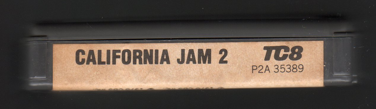 California Jam 2 - Rock Music Festival 1978 CBS A48 8-TRACK TAPE