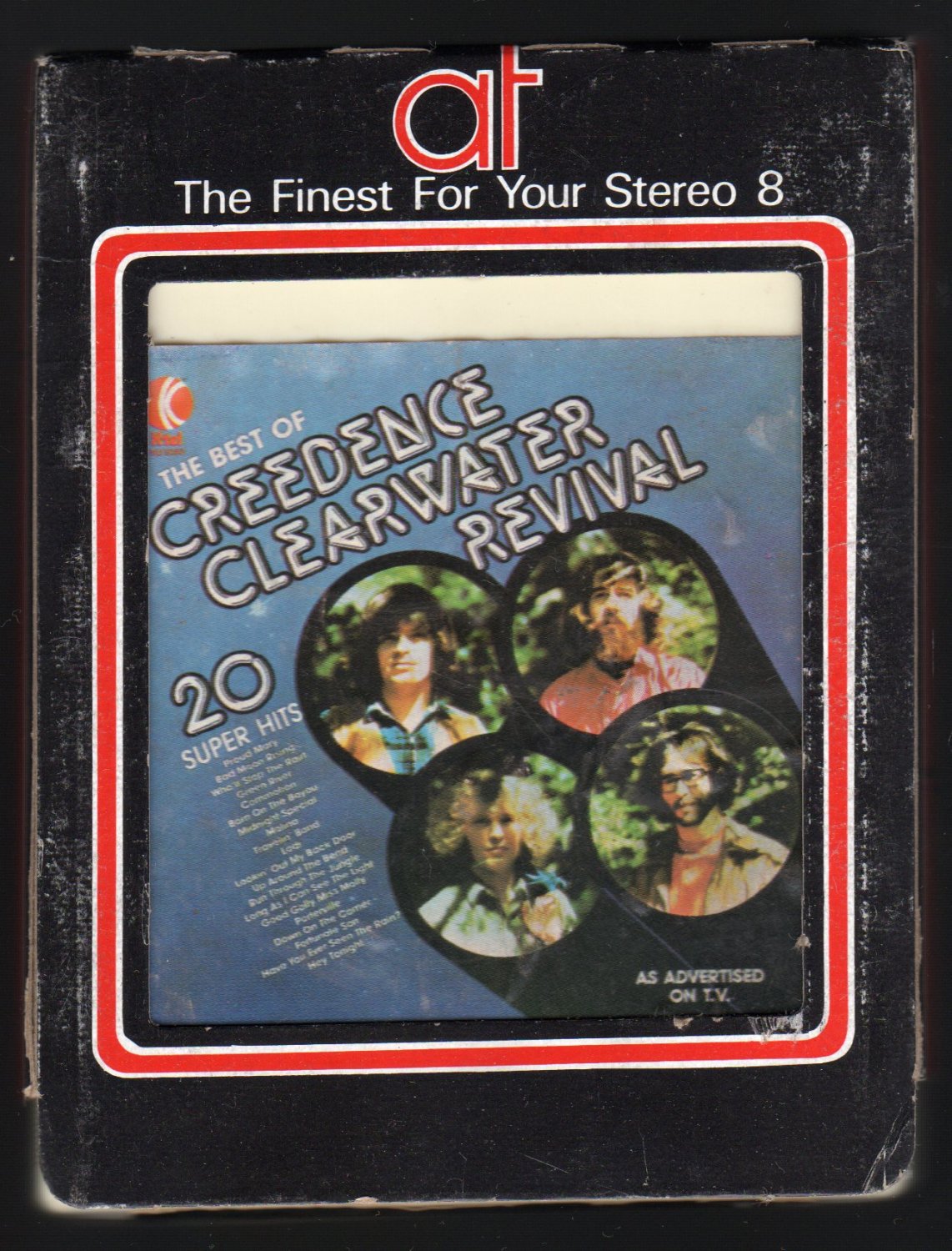 Creedence Clearwater Revival - 20 Super Hits 1978 KTEL A33 8-TRACK TAPE