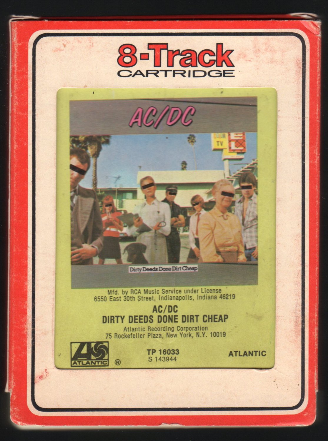 AC/DC - Dirty Deeds Done Dirt Cheap 1976 RCA ATLANTIC A33 8-TRACK TAPE