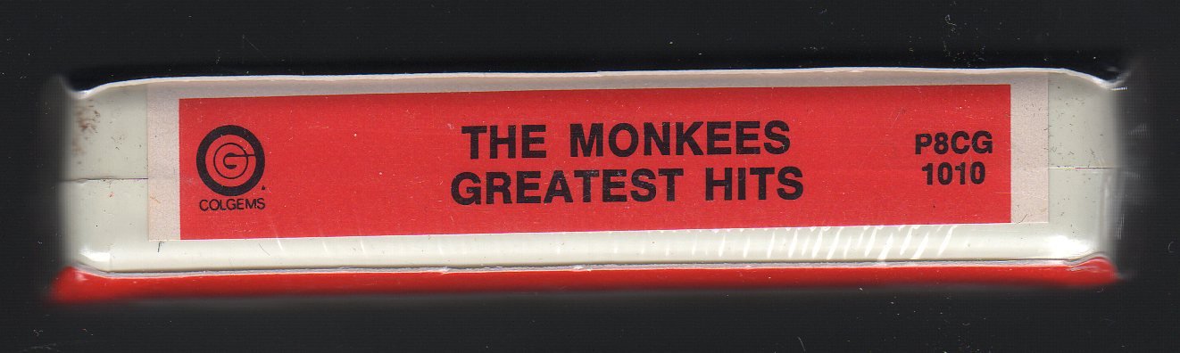 The Monkees - Greatest Hits 1969 COLGEMS Sealed A18B 8-TRACK TAPE