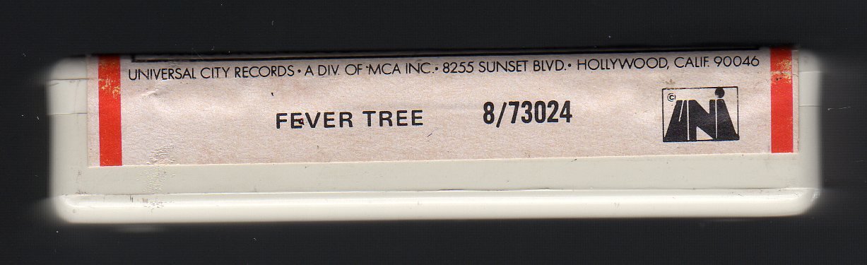 Fever Tree - Fever Tree 1968 Debut UNI T4 8-TRACK TAPE