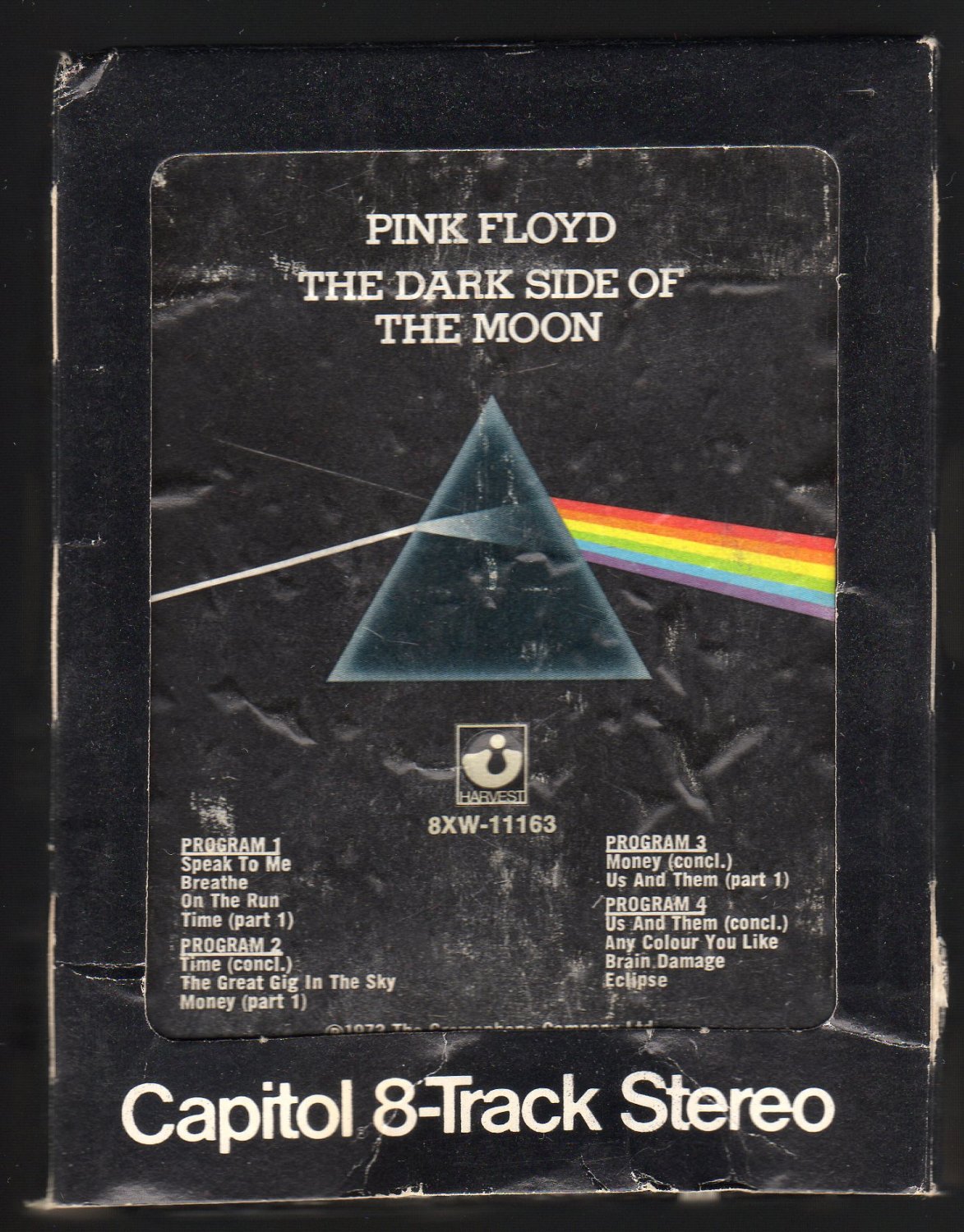 Pink Floyd - The Dark Side Of The Moon 1973 CAPITOL A16 8-TRACK TAPE
