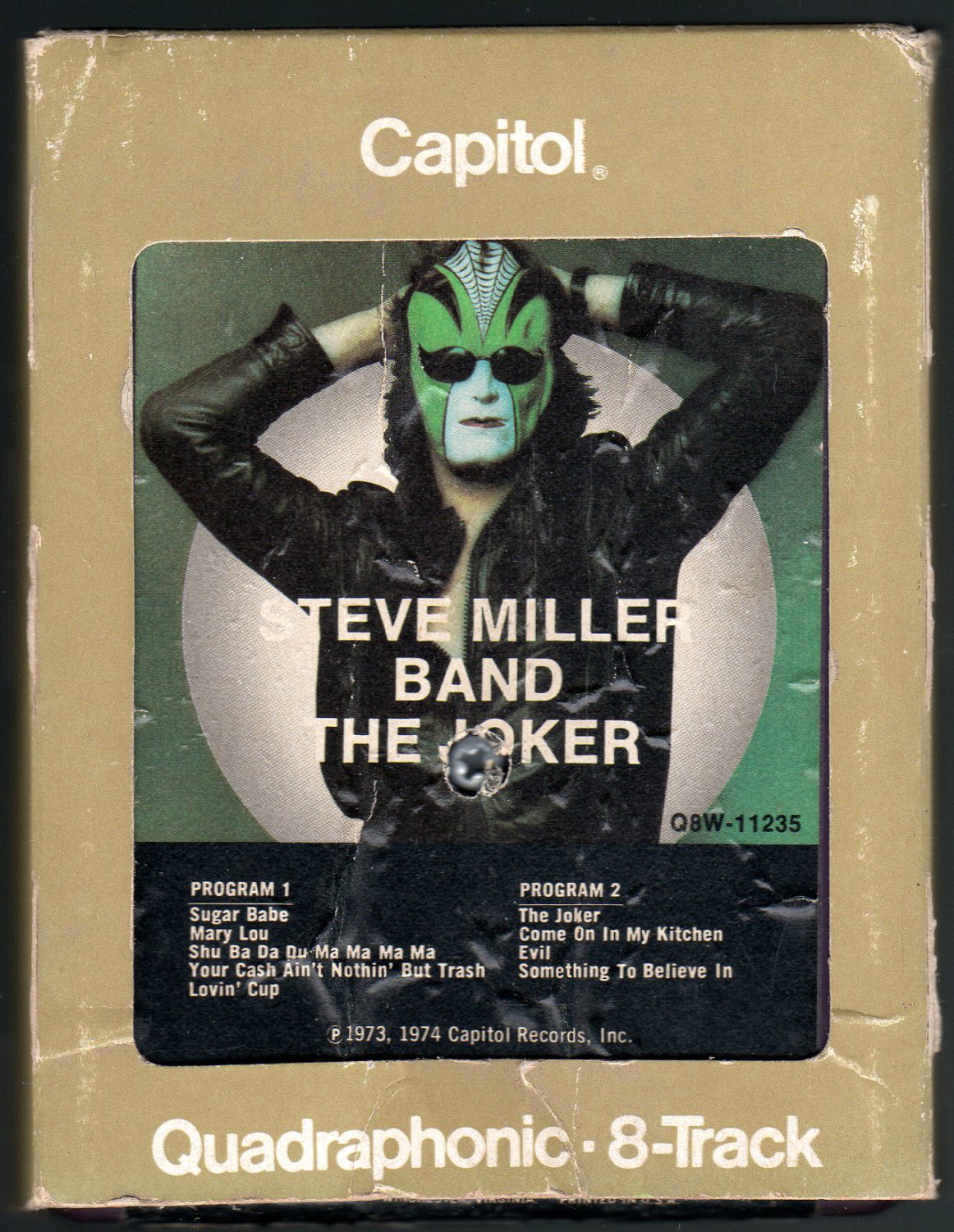Steve Miller Band - The Joker 1973 CAPITOL Quadraphonic A53 8-TRACK TAPE