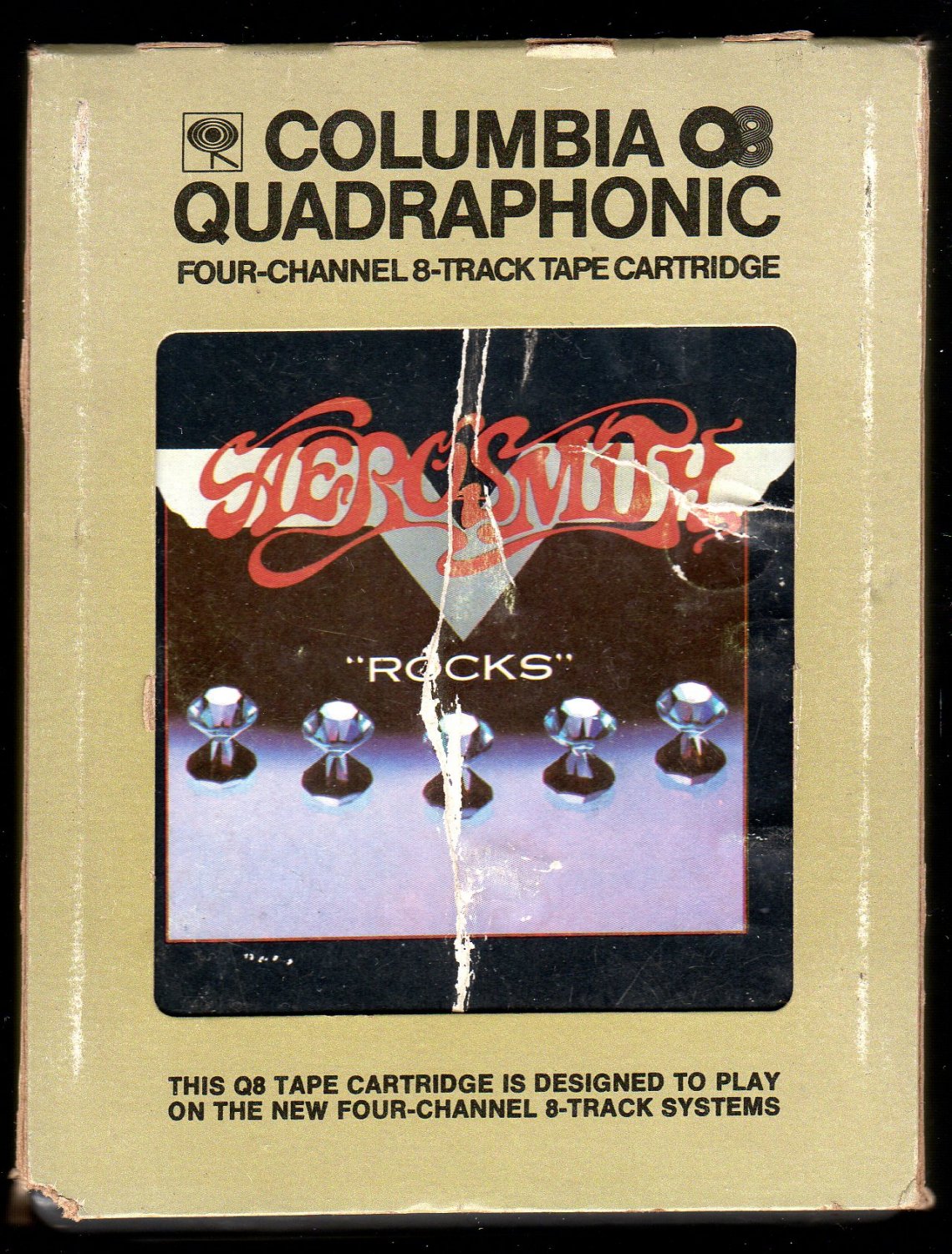 Aerosmith - Rocks 1976 CBS Quadraphonic A19B 8-TRACK TAPE
