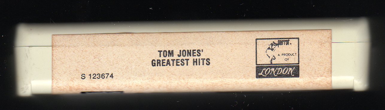 Tom Jones - Tom Jones Greatest Hits 1973 RCA LONDON AC1 8-TRACK TAPE