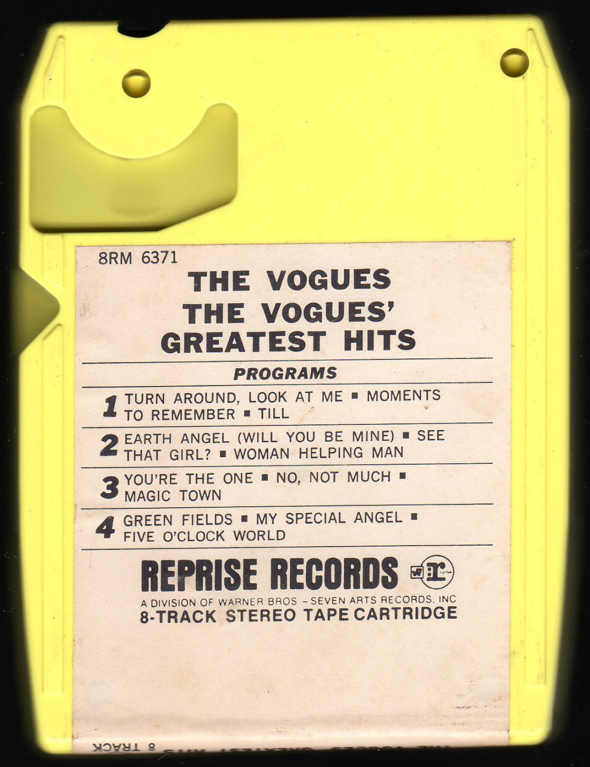 The Vogues - The Vogues Greatest Hits 1969 WB REPRISE A23 8-TRACK TAPE