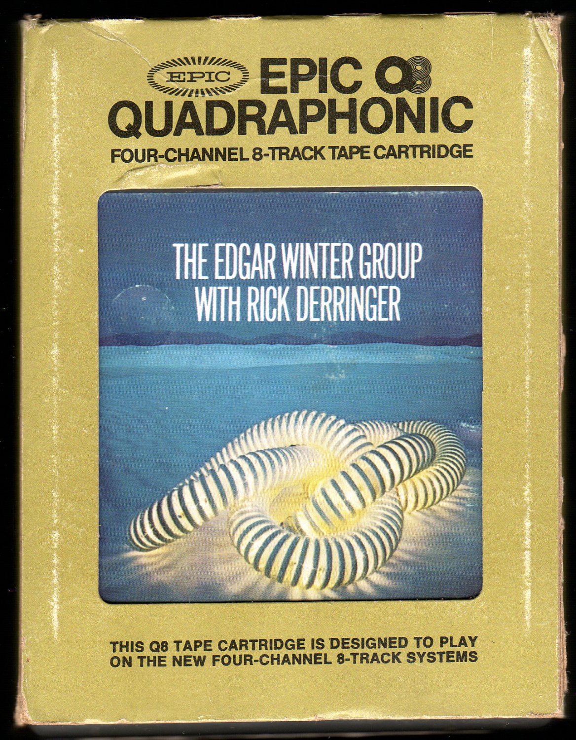 Edgar Winter Group - With Rick Derringer 1975 EPIC Quadraphonic A23 8-TRACK TAPE