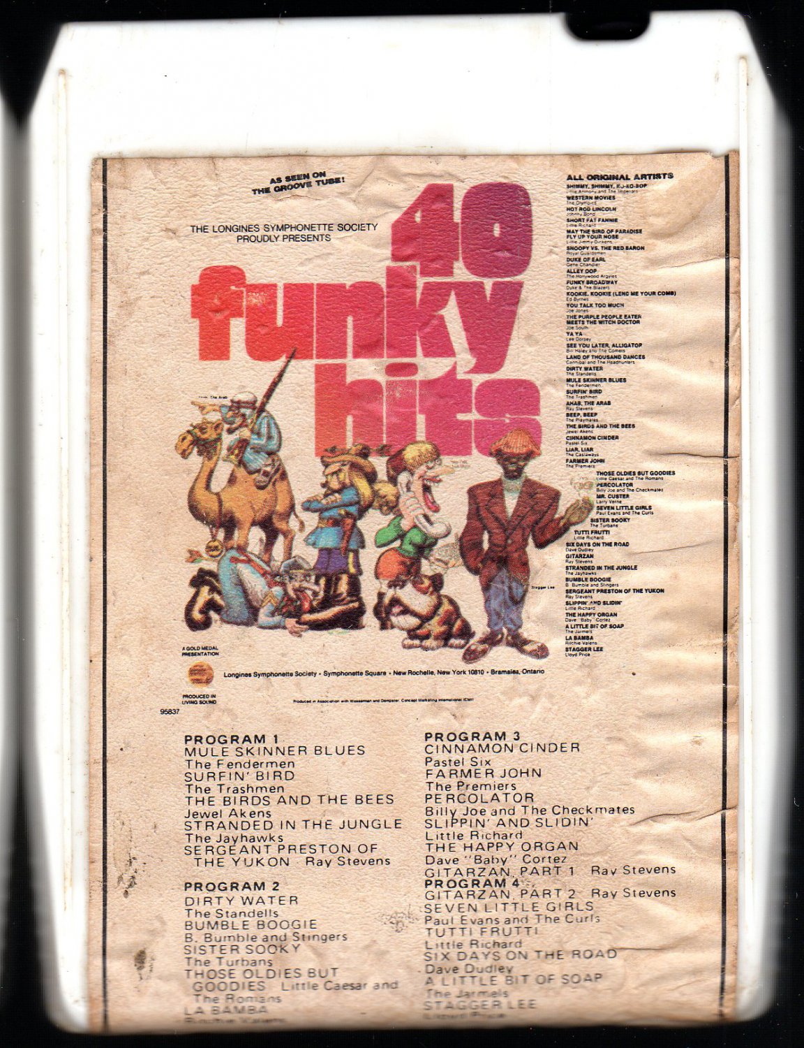 40 Funky Hits - Various Funky Pop Hits Part A & B 1974 LONGINES A28 8 ...