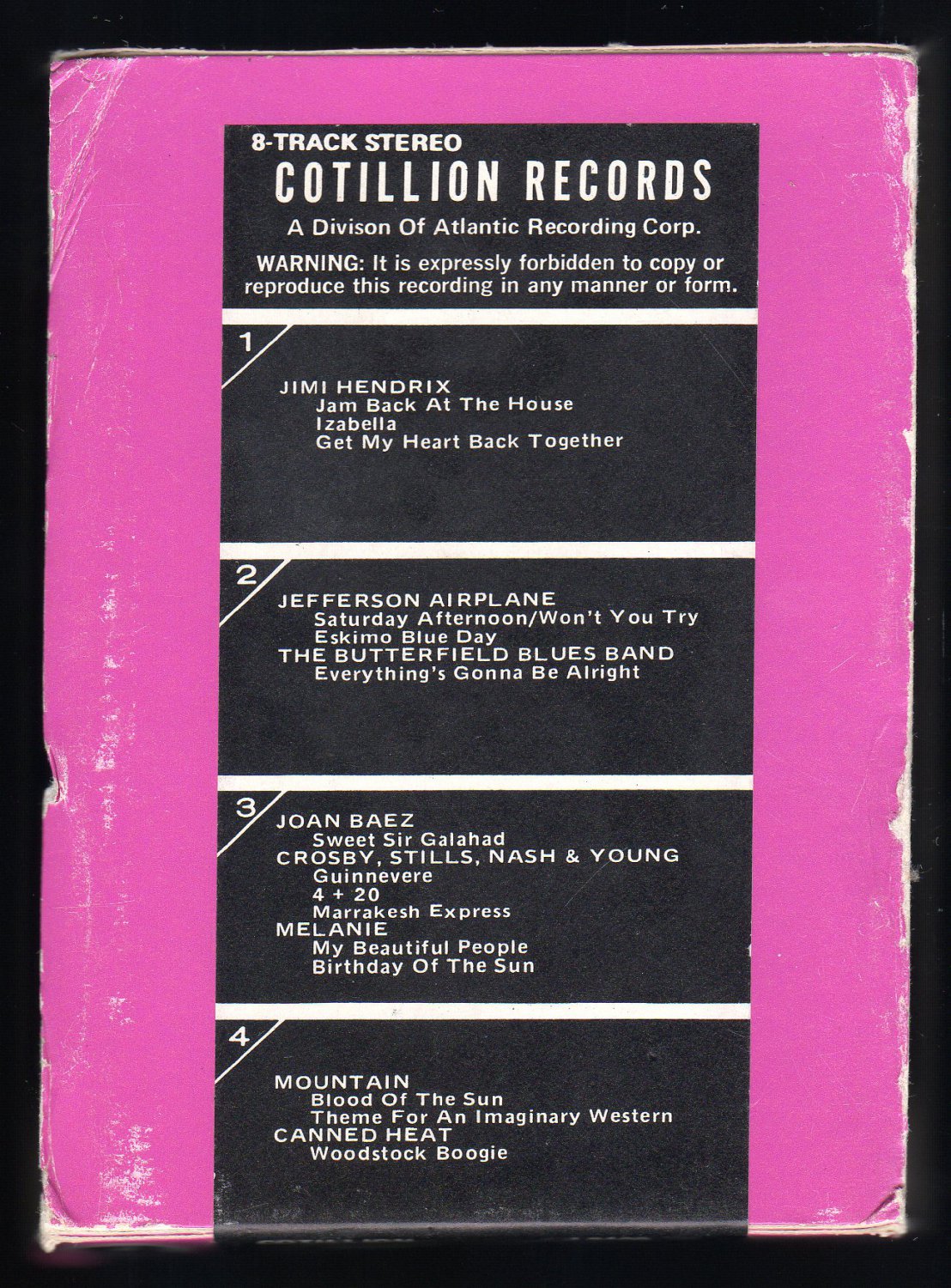 Woodstock Two - Various Artists 1971 COTILLION Double Play C/O A42 8 ...