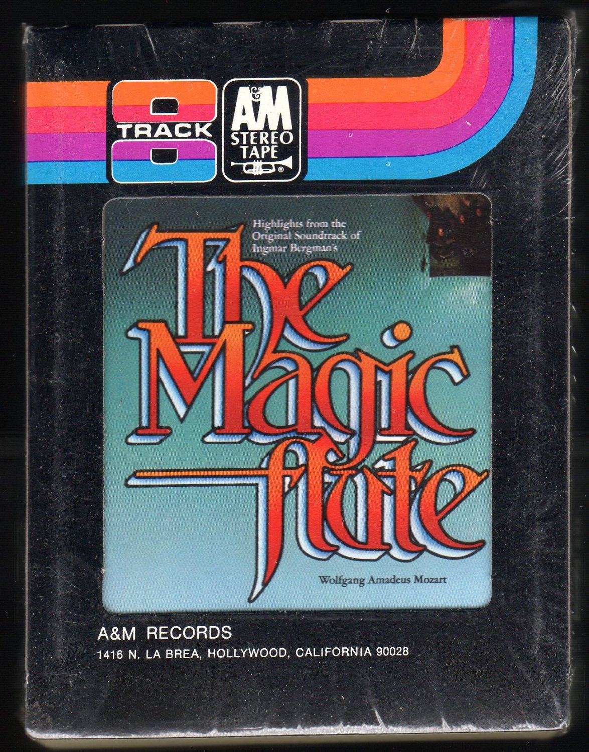 Wolfgang Amadeus Mozart - The Magic Flute 1976 A&M Sealed A13 8-TRACK TAPE
