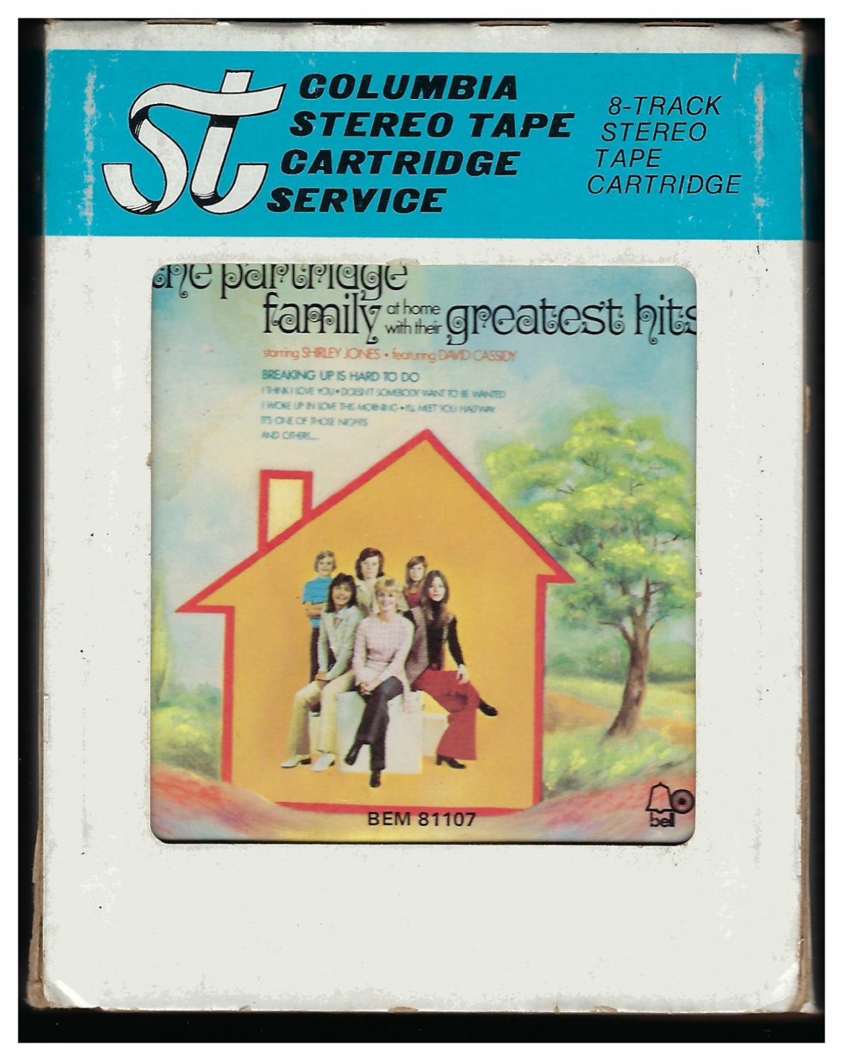 The Partridge Family - Greatest Hits 1972 CRC BELL A23 8-TRACK TAPE