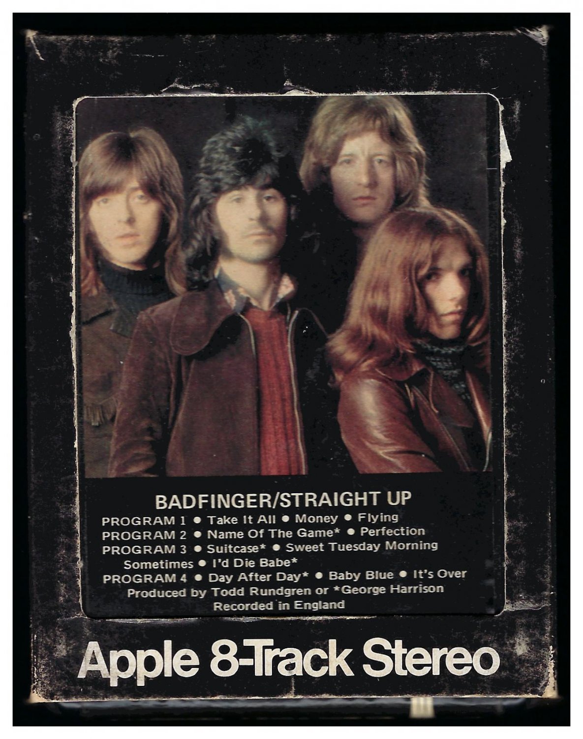 Badfinger - Straight Up 1970 APPLE A10 8-TRACK TAPE