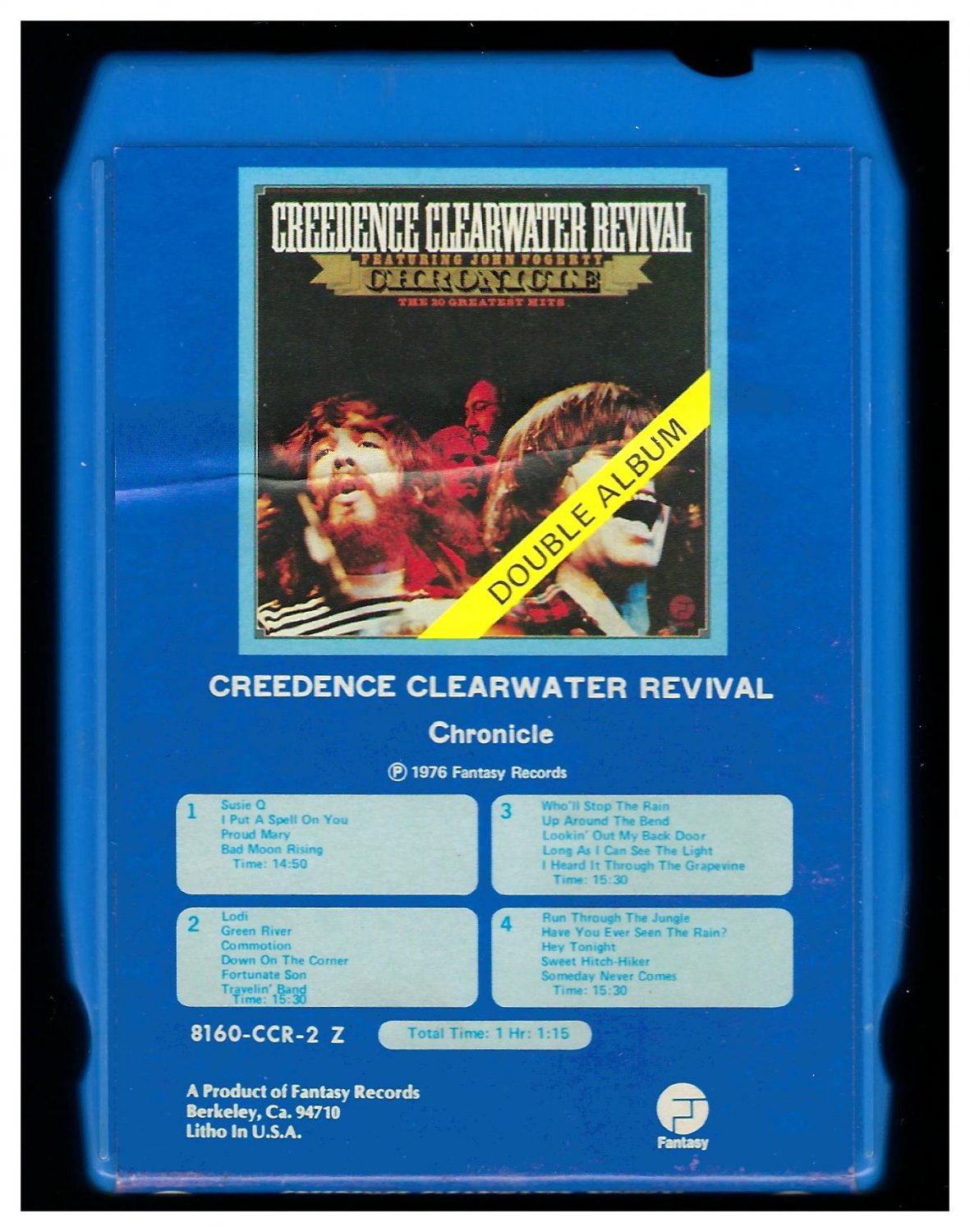 Creedence Clearwater Revival - Chronicle 1976 GRT FANTASY T3 8-TRACK TAPE