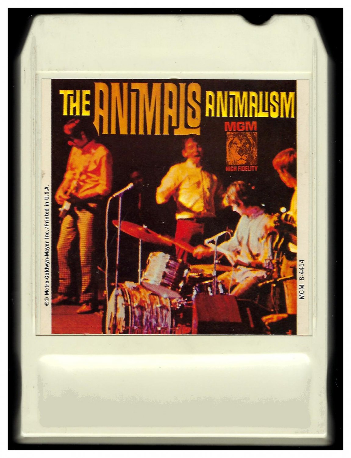 The Animals - Animalism 1966 MGM LEAR AMPEX T8 8-TRACK TAPE