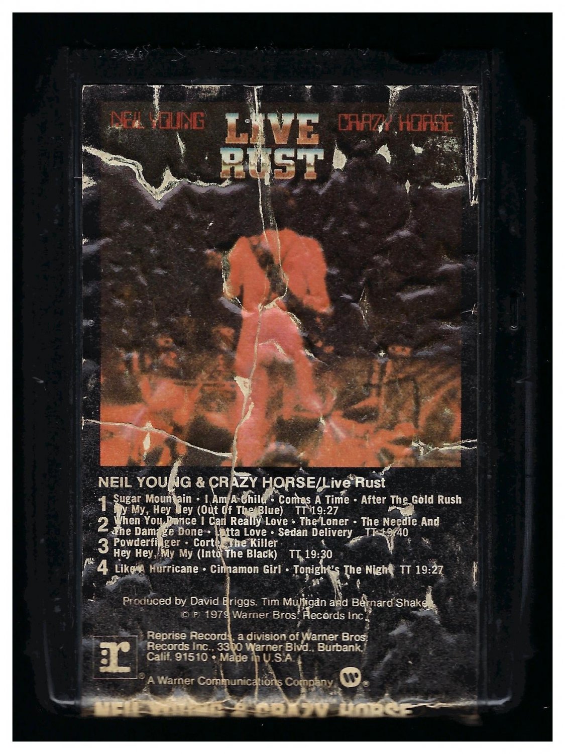Neil Young - Live Rust 1979 WB A18B 8-TRACK TAPE